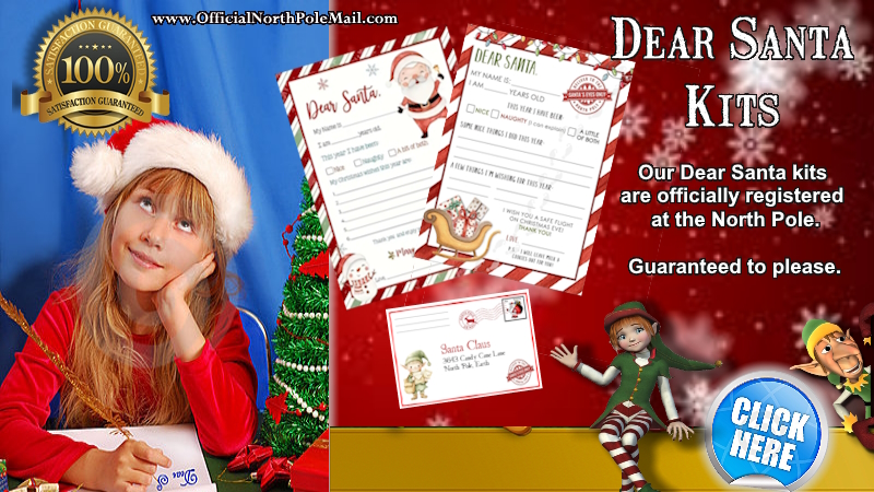 Dear Santa Kits - Official North Pole Mail - Personalized Letters From ...